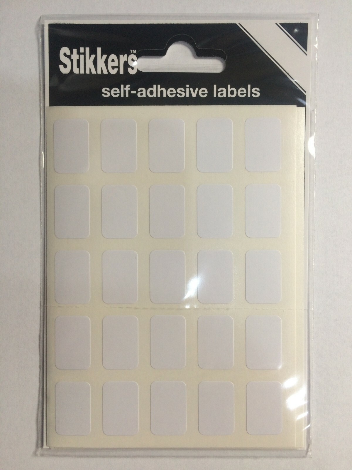 White Small Sticky Labels 12 x 18mm Price Stickers Tags Blank Self ...
