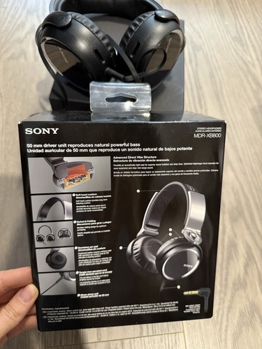 Sony MDR-XB800 Extra Bass Over-Ear Headphones – Brand New in Box | eBay