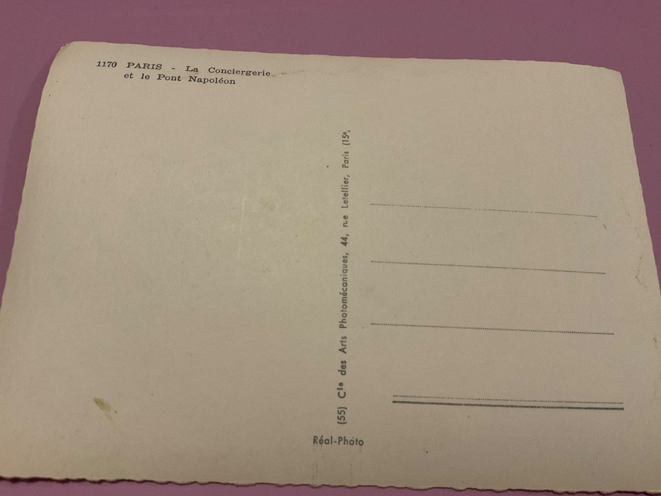 paris 1170 la conciergerie et le pont napoleon | eBay