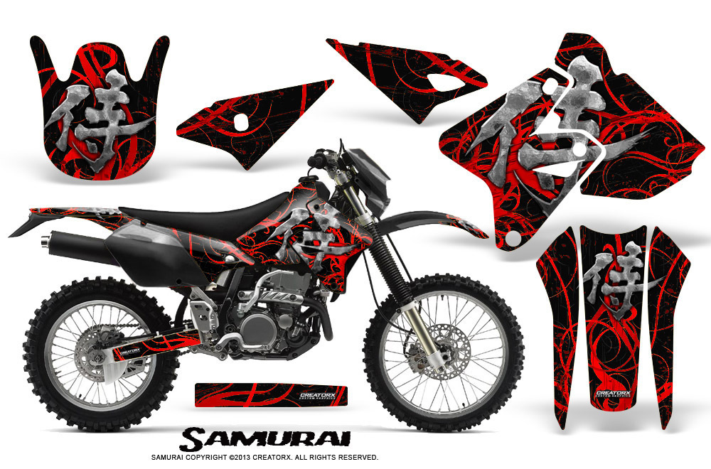 SUZUKI DRZ400 DRZ400S Z400 E GRAPHICS KIT CREATORX DECALS SAMURAI RB | eBay