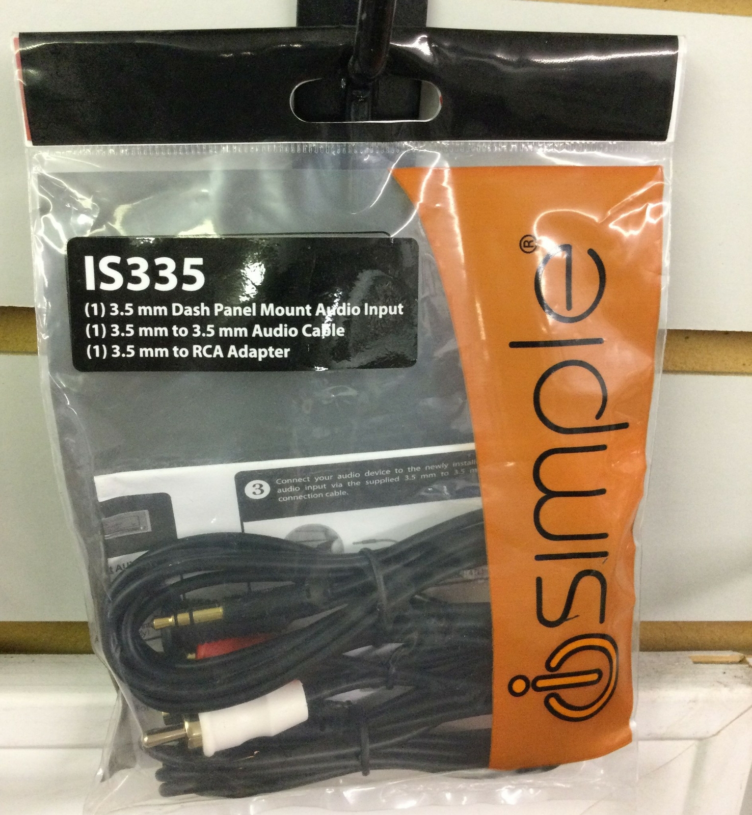 AAMP+IS335+Dash+Mount+Stereo+Audio+Cable+-+1+x+Mini-phone+Male+Female ...