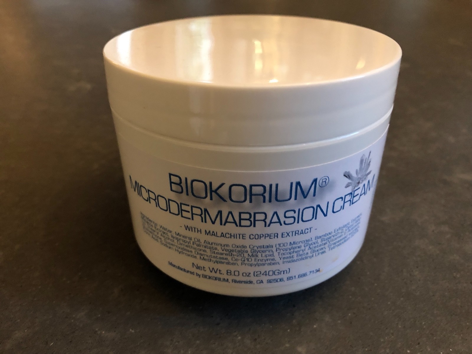 8 oz Microdermabrasion Cream polishing facial scrub by: BioKorium | eBay