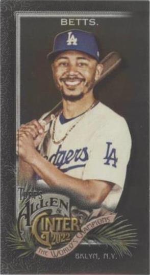 2022 Topps Allen & Ginter X - Mookie Betts #49 Mini for sale online | eBay