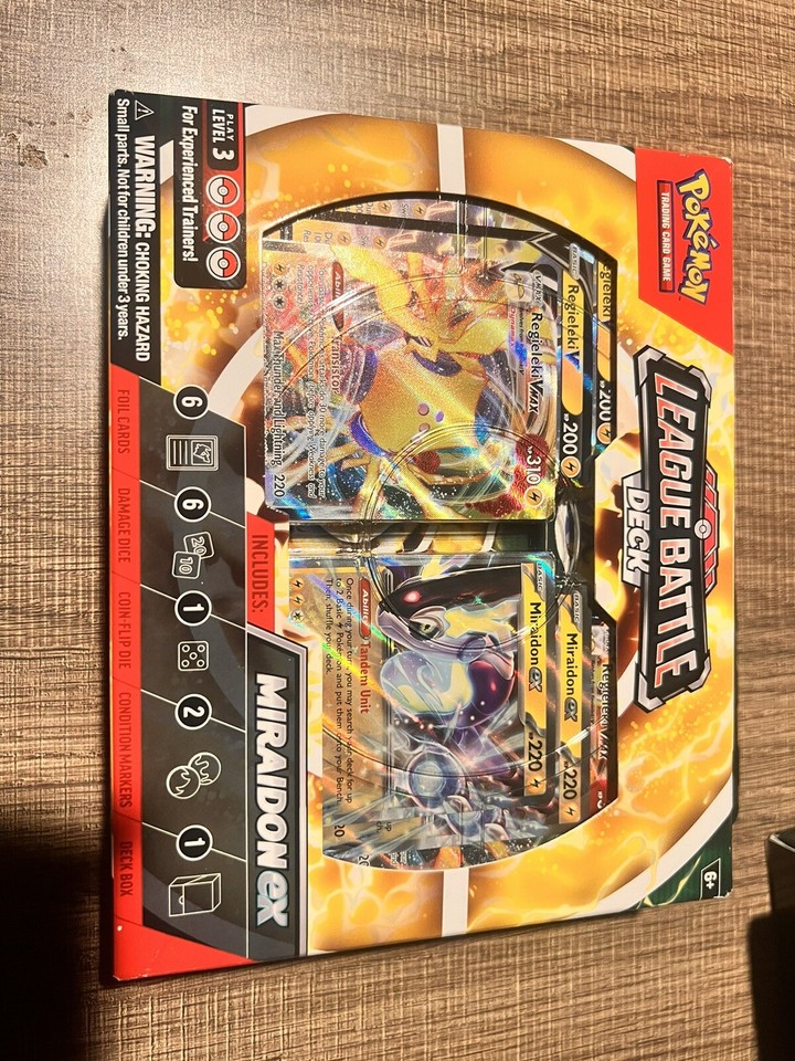 Pokemon TCG League Battle Deck Miraidon ex Regieleki VMAX - Pokemon | eBay
