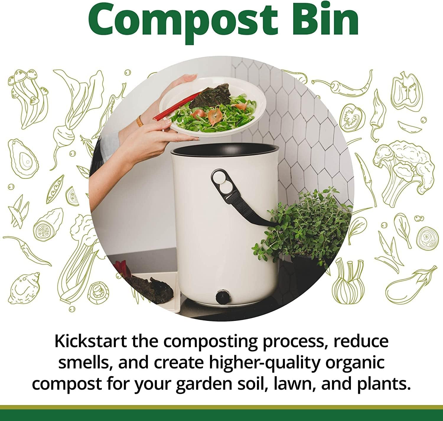 2 Lb Bokashi Bran Compost Accelerator Odor | Grelly UK