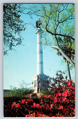 Postcard John C. Calhoun Marion Square Charleston South Carolina ...