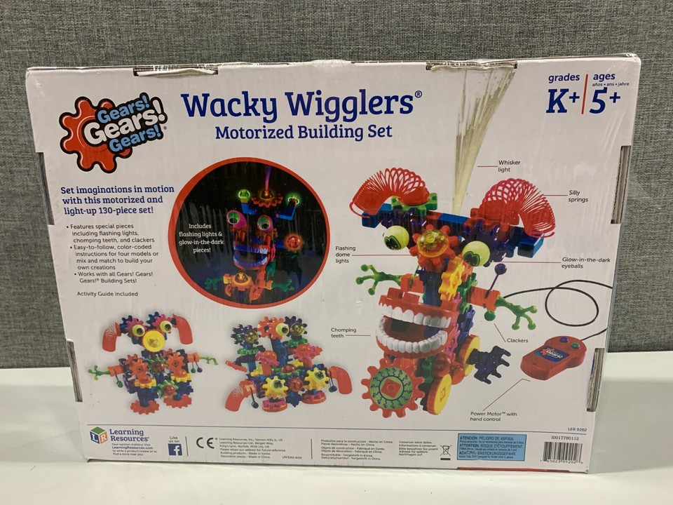 Wacky Wigglers 130 Piece Buliding Set Motorized Sealed | eBay