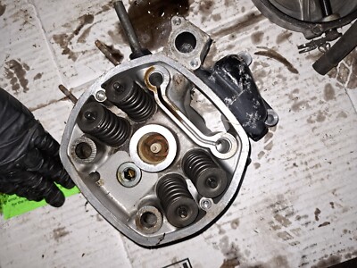 83 Honda GL650 Silverwing Engine Left Cylinder Head Assembly OEM CX650 ...