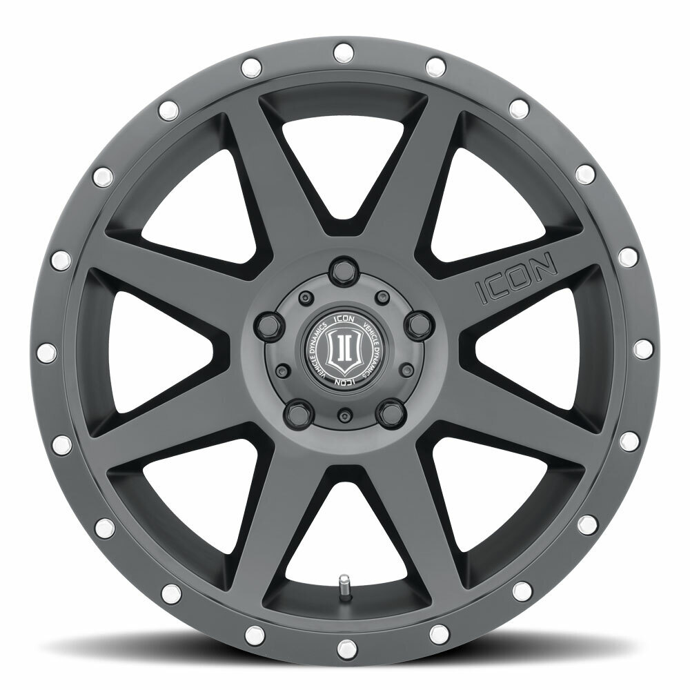 Icon Alloys Rebound 9x20 Satin Black Rim for sale online | eBay