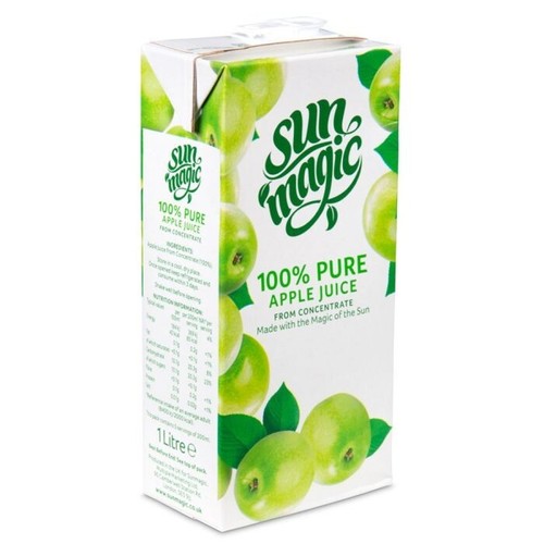 Sunmagic 1 Ltr Apple Juice 1 X 6, Fruit Juice | eBay UK