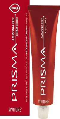Vivitone PRISMA Cream Hair Color - NO AMMONIA - 100% GREY COVERAGE ...