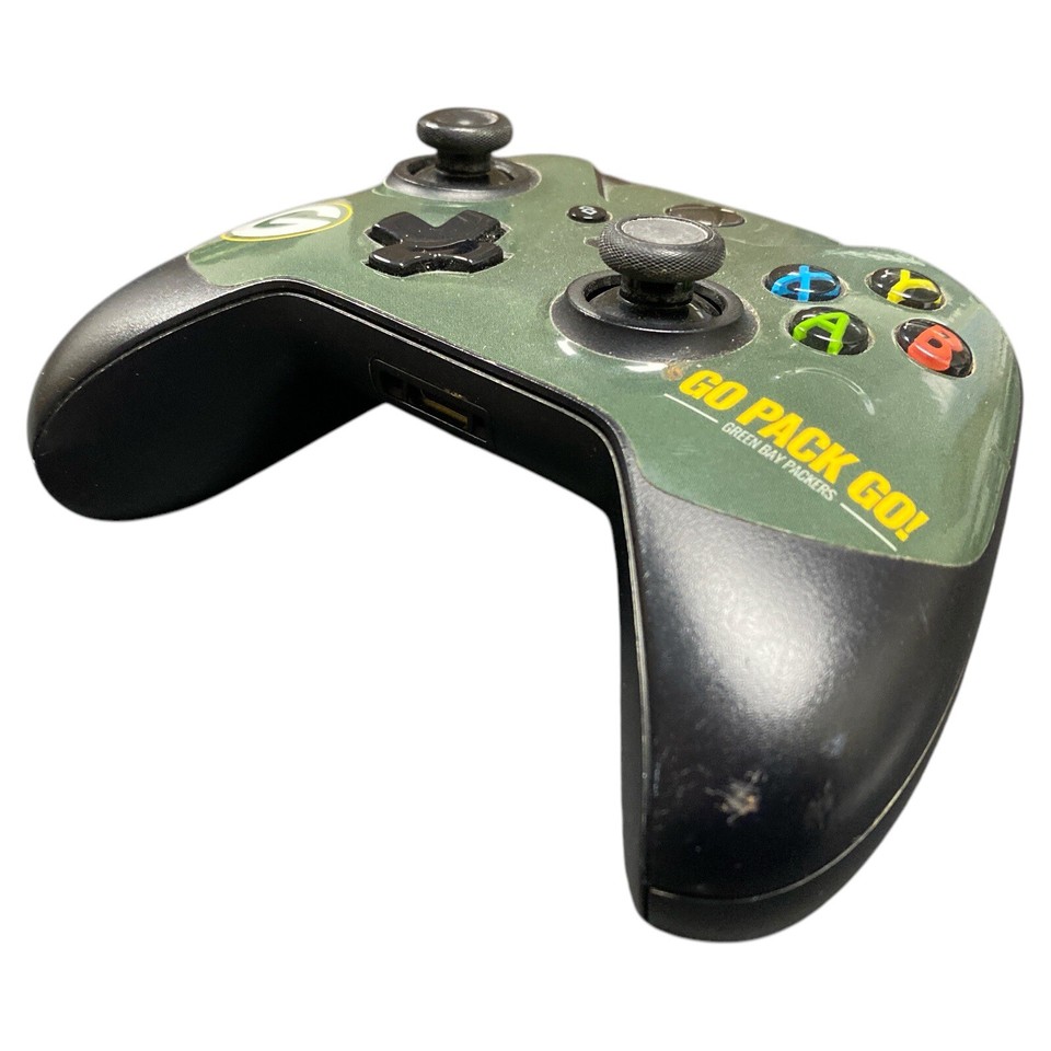 Xbox One Custom Controller Green Bay Packers - 1537 Tested - No Battery ...
