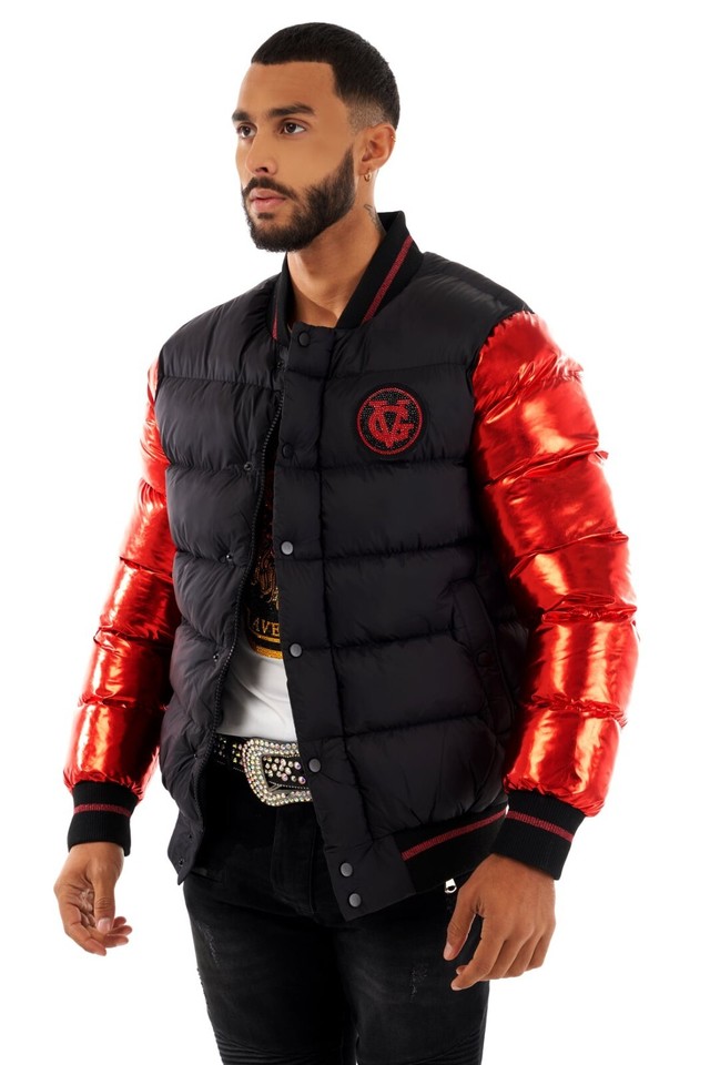 Men's Black Puffer Jacket Avenue George V Paris L XL 2XL 3XL NWT | eBay