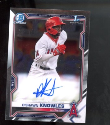 2021 Bowman Chrome 1st Bowman D'SHAWN KNOWLES Auto #CPA-DK | eBay