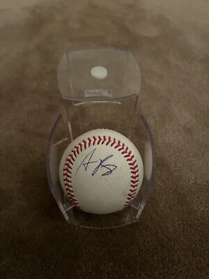 Austin Riley Autographed Baseball Atlanta Braves WITH CASE | eBay