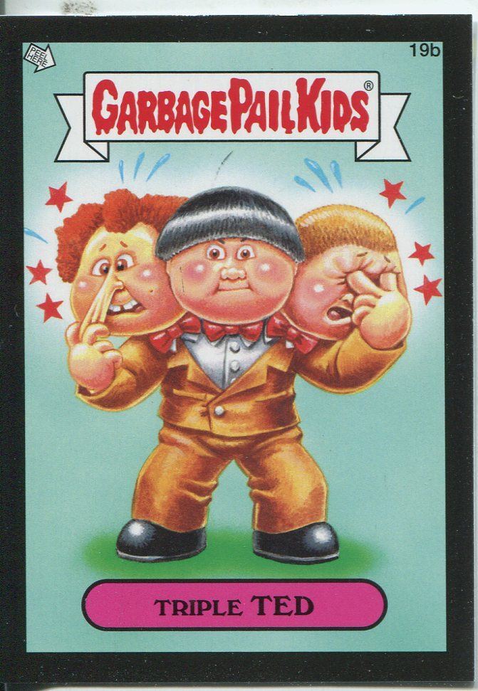 Garbage Pail Kids Mini Cards 2013 Black Parallel Base Card 19b Triple ...