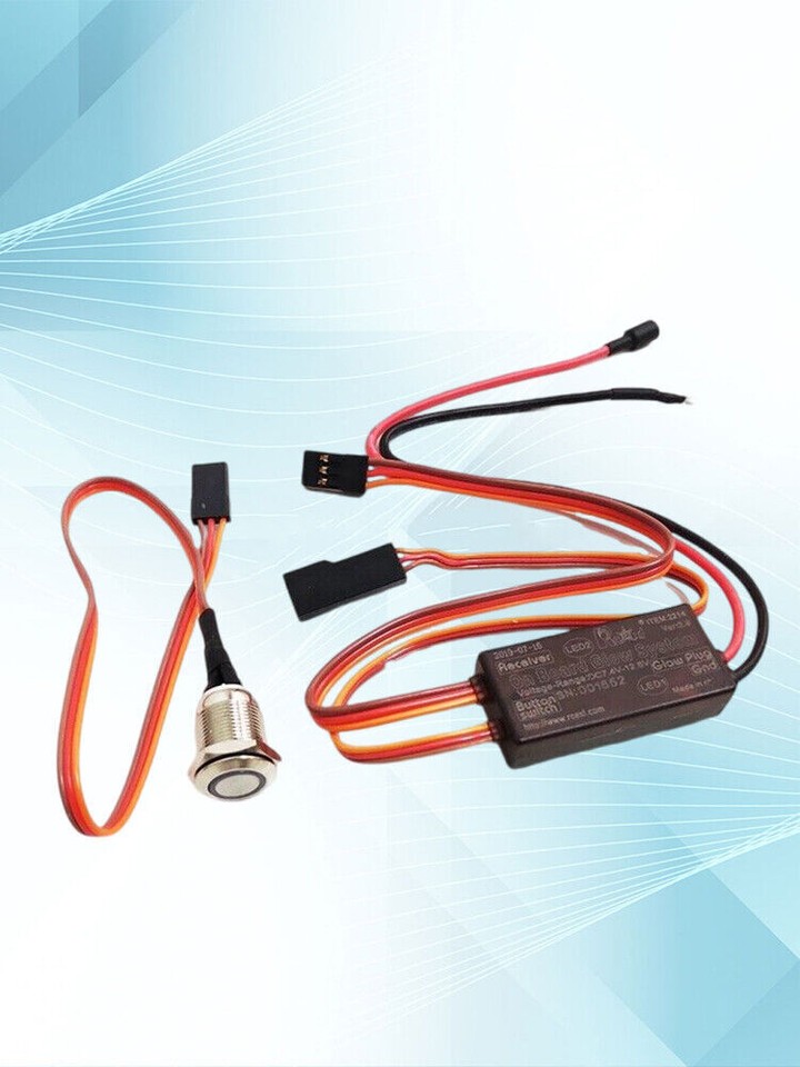 RC Model Airplane Glow-Nitro 2 &4 -Stroke Engine on Board Glow Plug ...