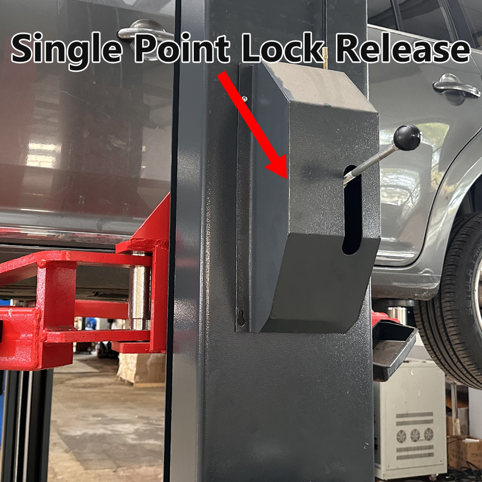 Single Lock Two Post Lift 11000lbs asymmetry arm 2 Post Auto Lift | eBay