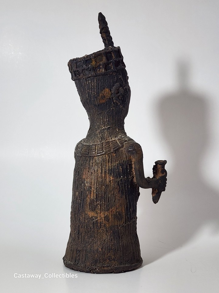Bronze Statue Benin Africa Ancient Artifact | eBay
