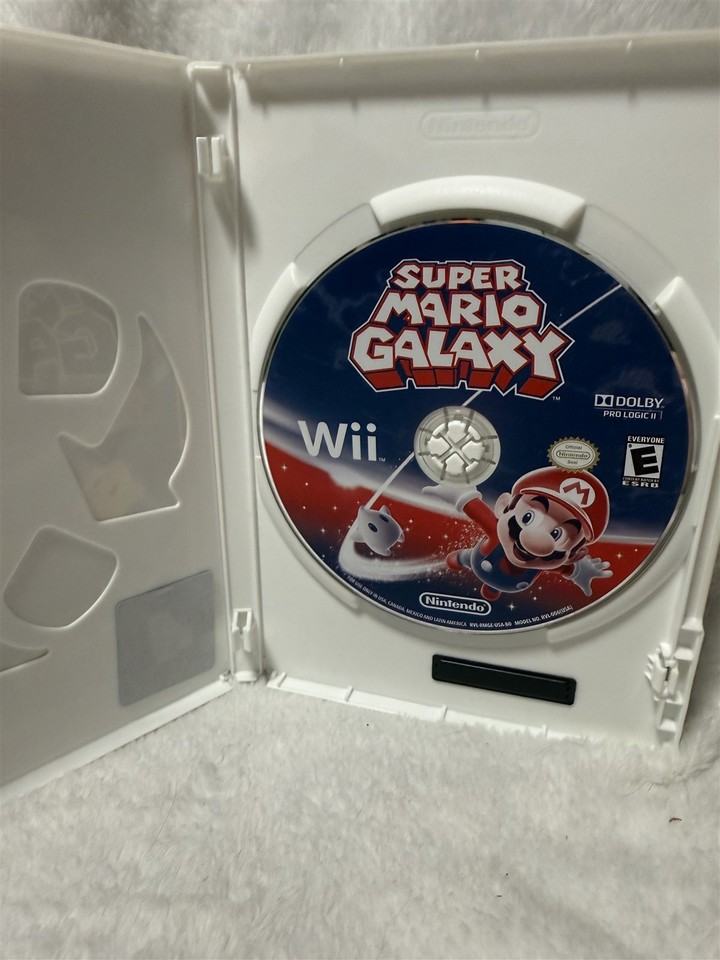 NINTENDO WII SUPER MARIO GALAXY GAME "NO MANUAL" | eBay UK