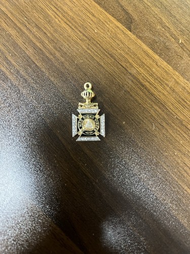 14k Gold Diamond Masonic Pendent (9.3 Grams) | eBay