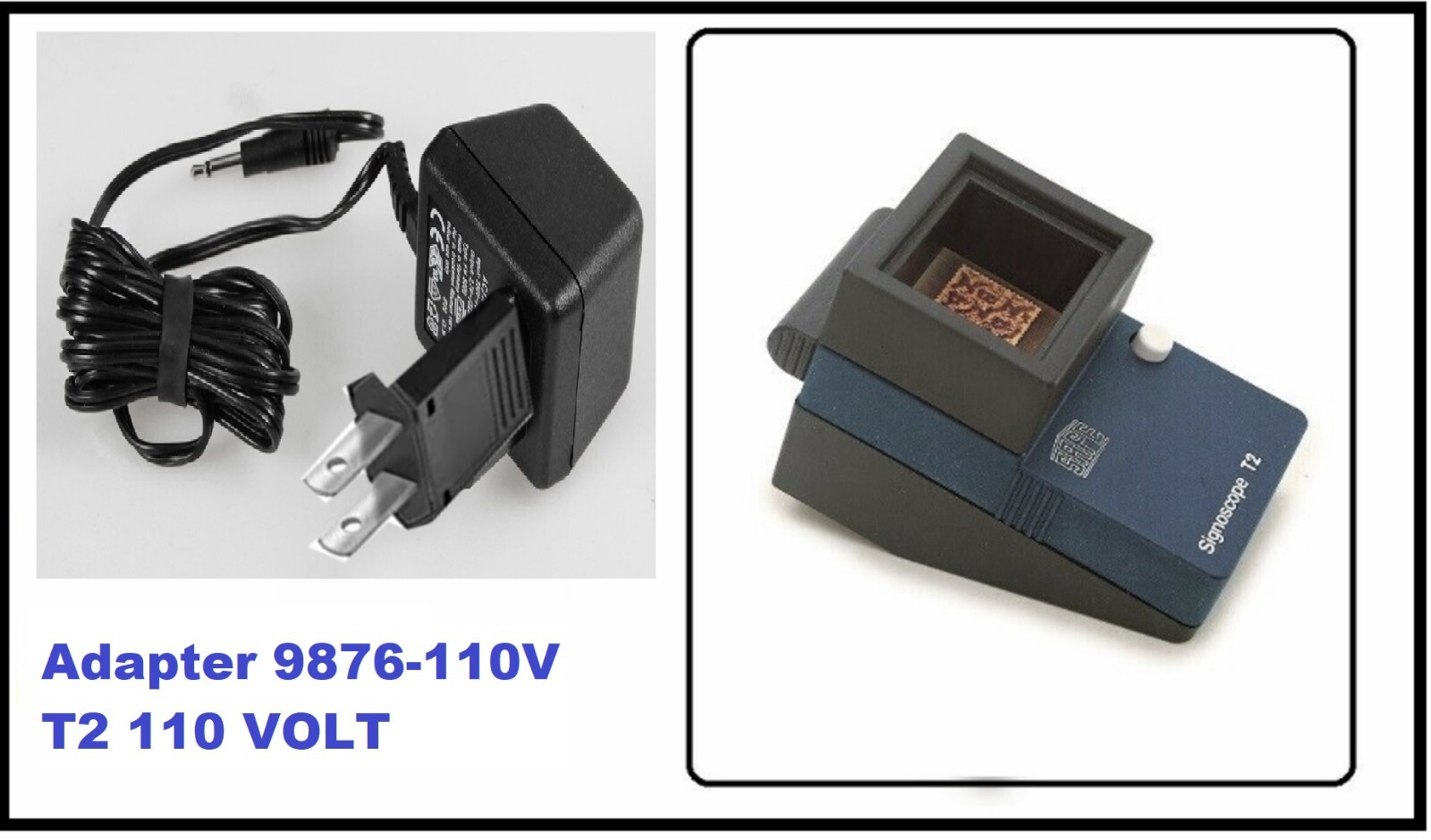 Adaptateur T2 Signoscope 110 V Volt Safe 9876 pour Signoscope T2 9875 ...