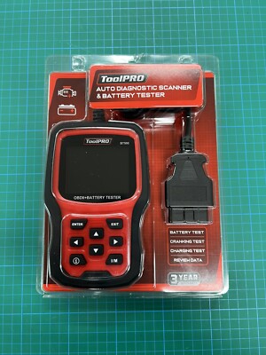ToolPRO Auto Diagnostic Scanner OBD2 And Battery Tester BT500 | eBay ...