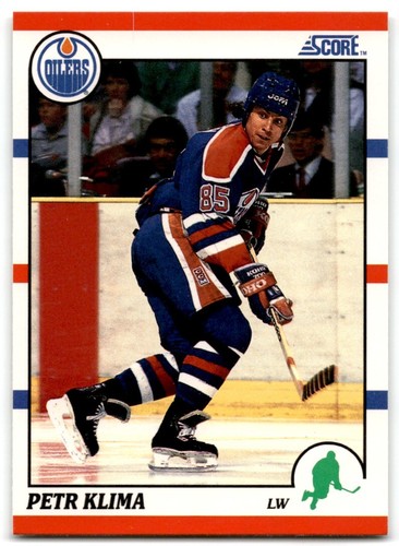 1990-91 Score Petr Klima Edmonton Oilers #232 | eBay