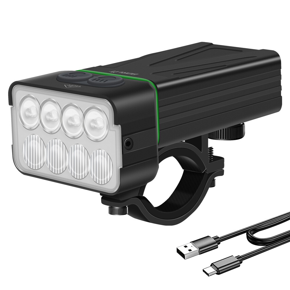 Waterproof Super Bright LED Bike Light USB Rechargeable Bicycle Front ...