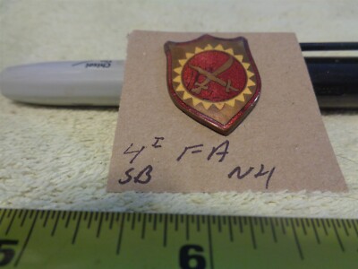 4th Field Artillery NH Unit Crest, DI, DUI Screw Back (DRAW#233) | eBay