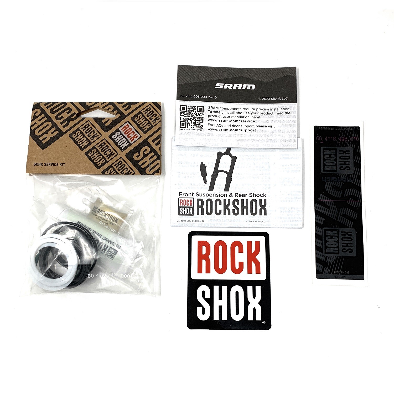 SRAM RockShox Monarch R Rear Shock 190x51 mm/ 7.5x2.0" MidReb/Mid Comp ...