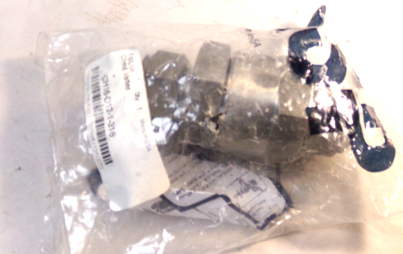 SSP+FloLok+Stainless+Steel+Check+Valve+CH16-D12-1-316+%28K2%29 for sale ...