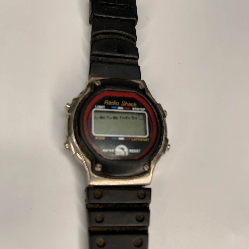 Tandy Radio Shack Cat. 63-5033 Chronograph Water Resist Watch- SELLING ...