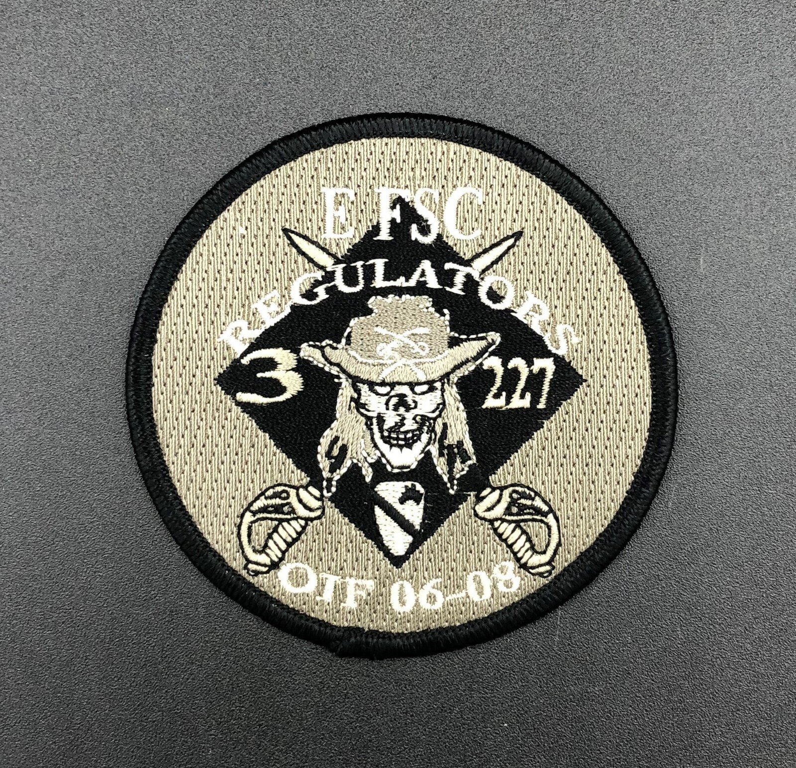 E FSC 3-227 Regulators 1 CAV OIF 06 08 Grey Color Army Aviation Patch ...