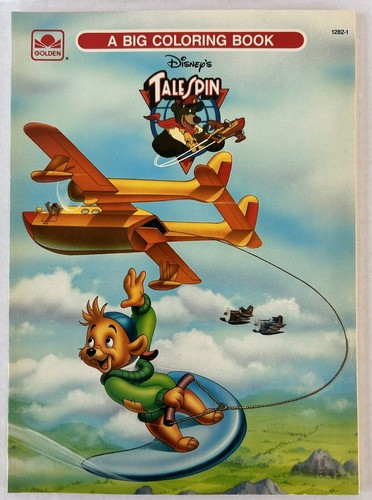 Vintage Disney's Tale Spin Coloring Book 1990 Golden Books New Unused ...
