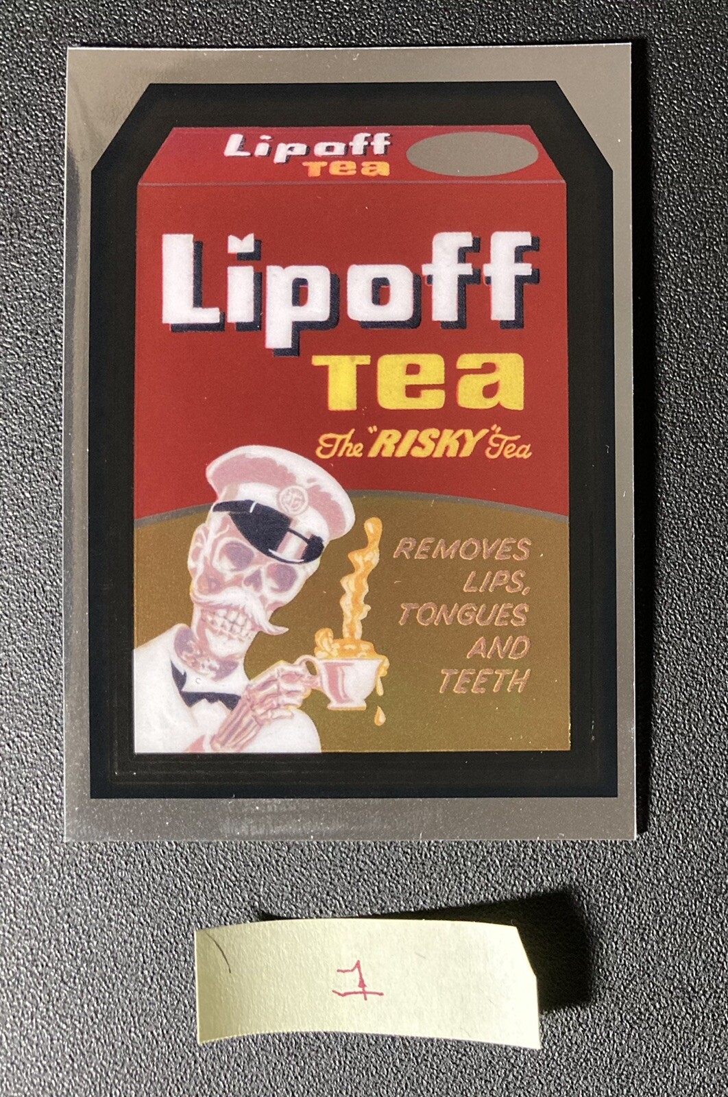 2014 Wacky Packages Lost Wacky Packages #1 of 10 LIPOFF TEA card in ...