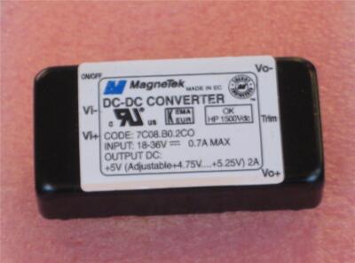 MAGNETEK DC-DC CONVERTER IN: 18-36V 0.7A OUT: +5V 2A *** NEW *** | eBay
