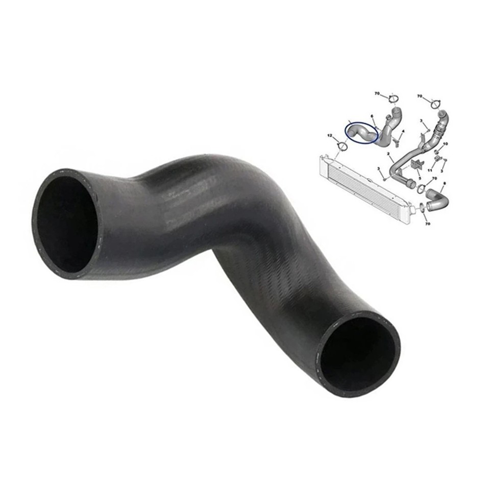 INTERCOOLER PIPE TURBO HOSE FOR CITROEN RELAY PEUGEOT BOXER 2.2 HDI ...