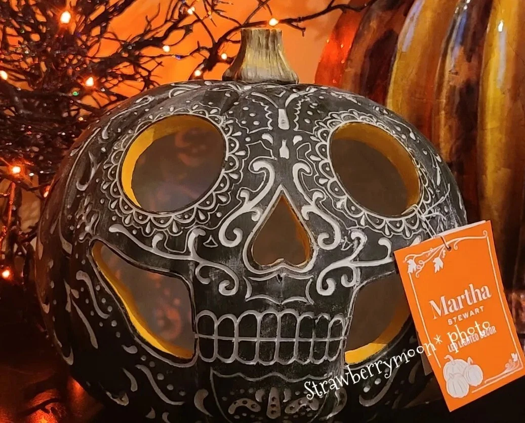 Sugar Skull Jack O Lantern