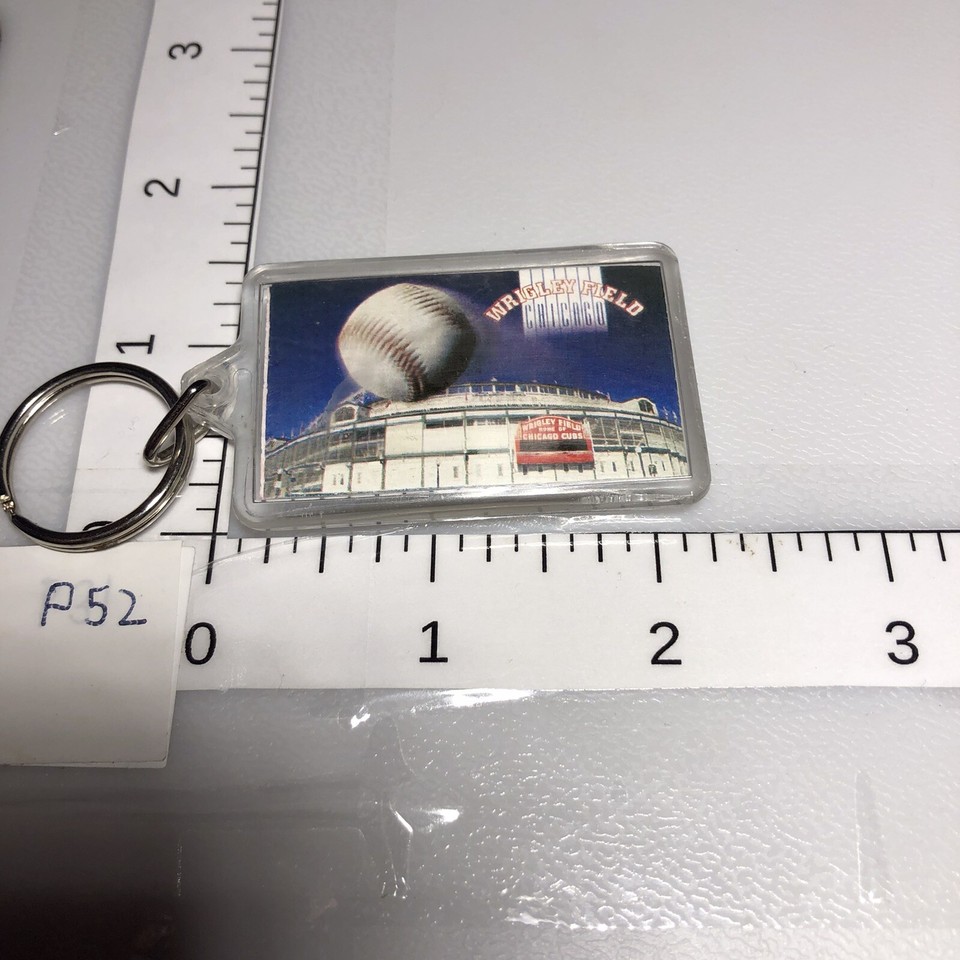 Vintage Chicago IL Wrigley Field Cubs Baseball Stadium Keychain Key ...