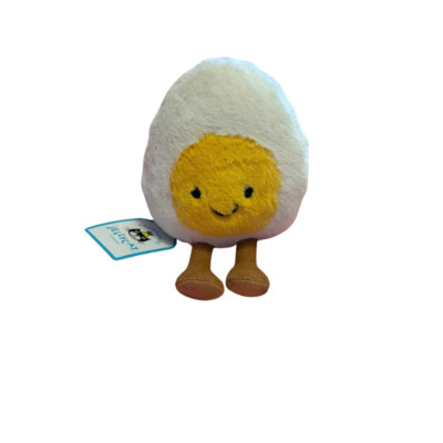 Jellycat Amuseables Boiled Egg Happy Stuffed Toy, Small 5.5 inches-Food ...
