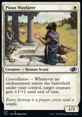 MTG Magic the Gathering Pious Wayfarer (227/835) Jumpstart 2022 LP | eBay