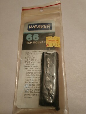 New Weaver 66Top Mount Base Sako/Colt/Savage see chart 48066 | eBay