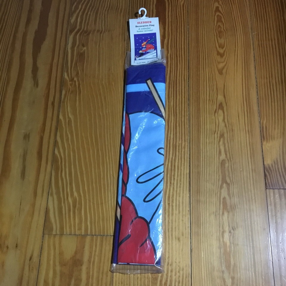 Winter Sled Ride Nylon Decorative Flag 29"x 41.5” Down Hill Sledder | eBay