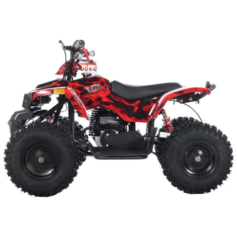 X-PRO Bolt 40cc Kids ATV 4 Stroke Mini Quad Kid 4 Wheeler Pull Start ...