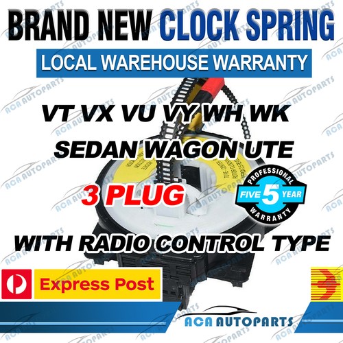 Clock Spring AIRBAG MODULE FOR HOLDEN COMMODORE VT VX VU WH VY WK NEW ...