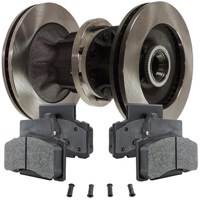 Front Brake Disc Rotors and Pads Kit for Chevy Express Van SaVana ...