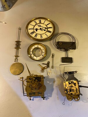Pendulum Clock Parts, dials, faces, a gong & much more | eBay