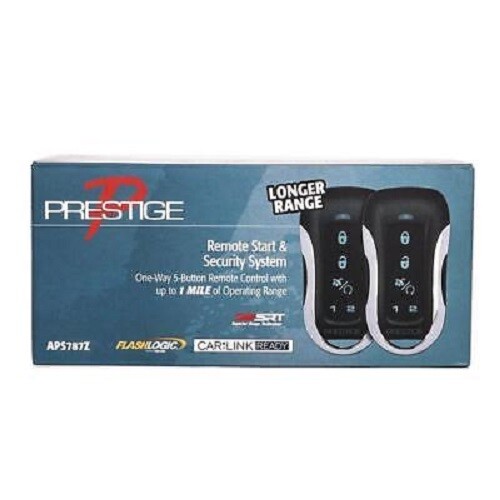 Prestige APS787Z 1-Way Remote Start Keyless Entry & Security System 1 ...