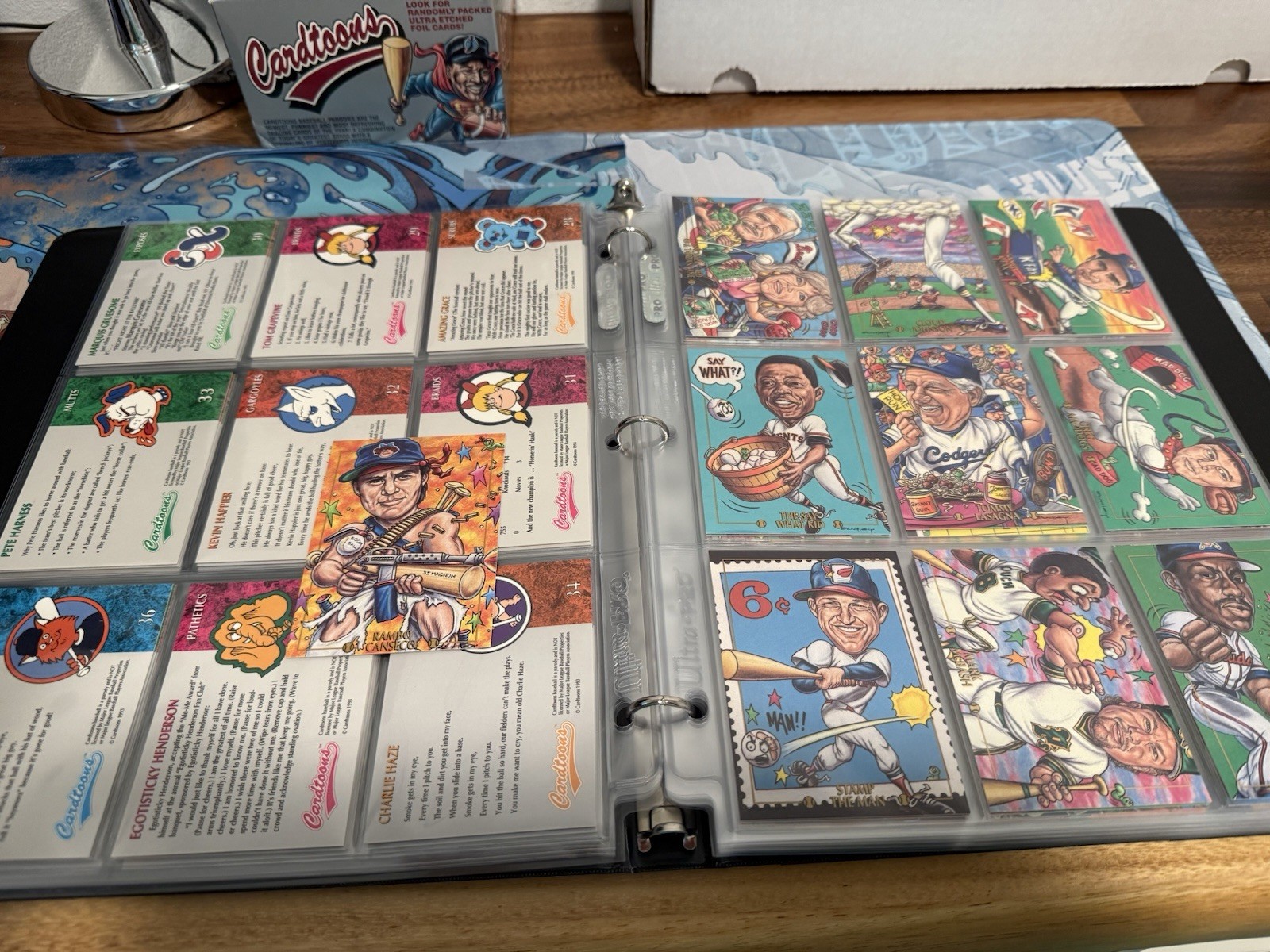1993 1995 CARDTOONS BASEBALL CARD PARODIES 95-CARD SET & FOG 1-9 & S 1 ...